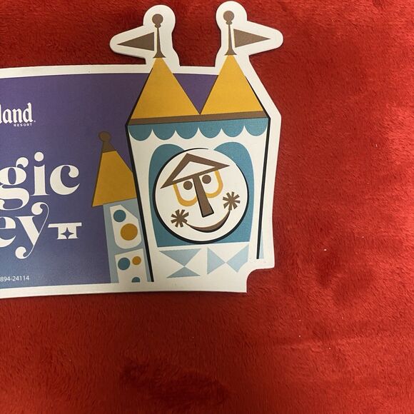 Disney | Toys | Disneyland Magic Key Magnet Small World Brand New ...